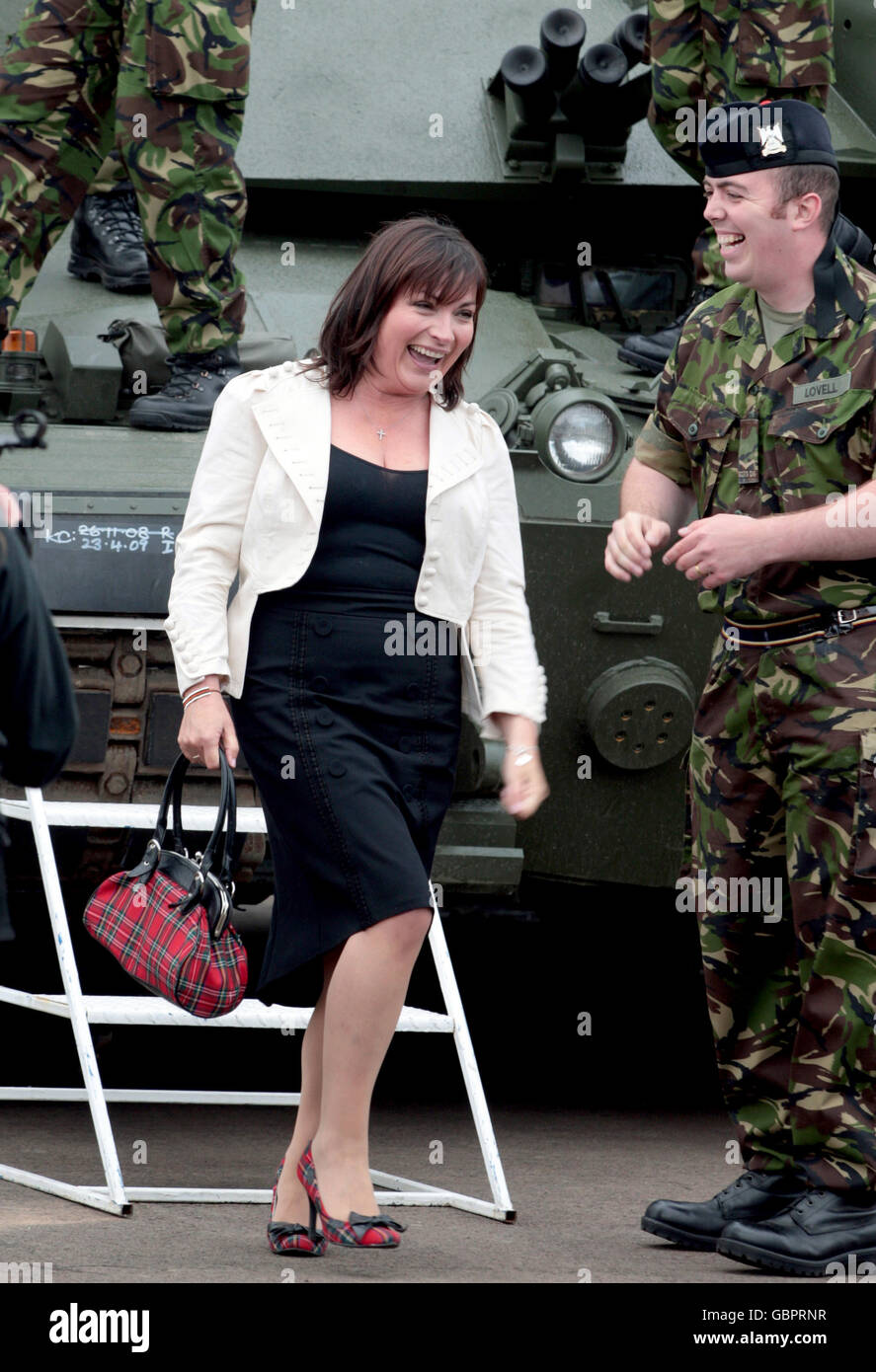 Lorraine Kelly launches Armed Forces Day at the Redford Barracks ...