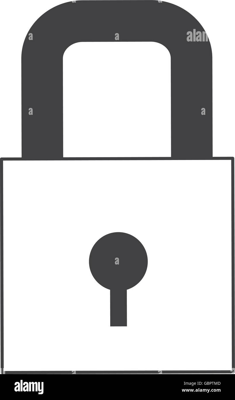 safety lock icon Stock Vector Image & Art - Alamy