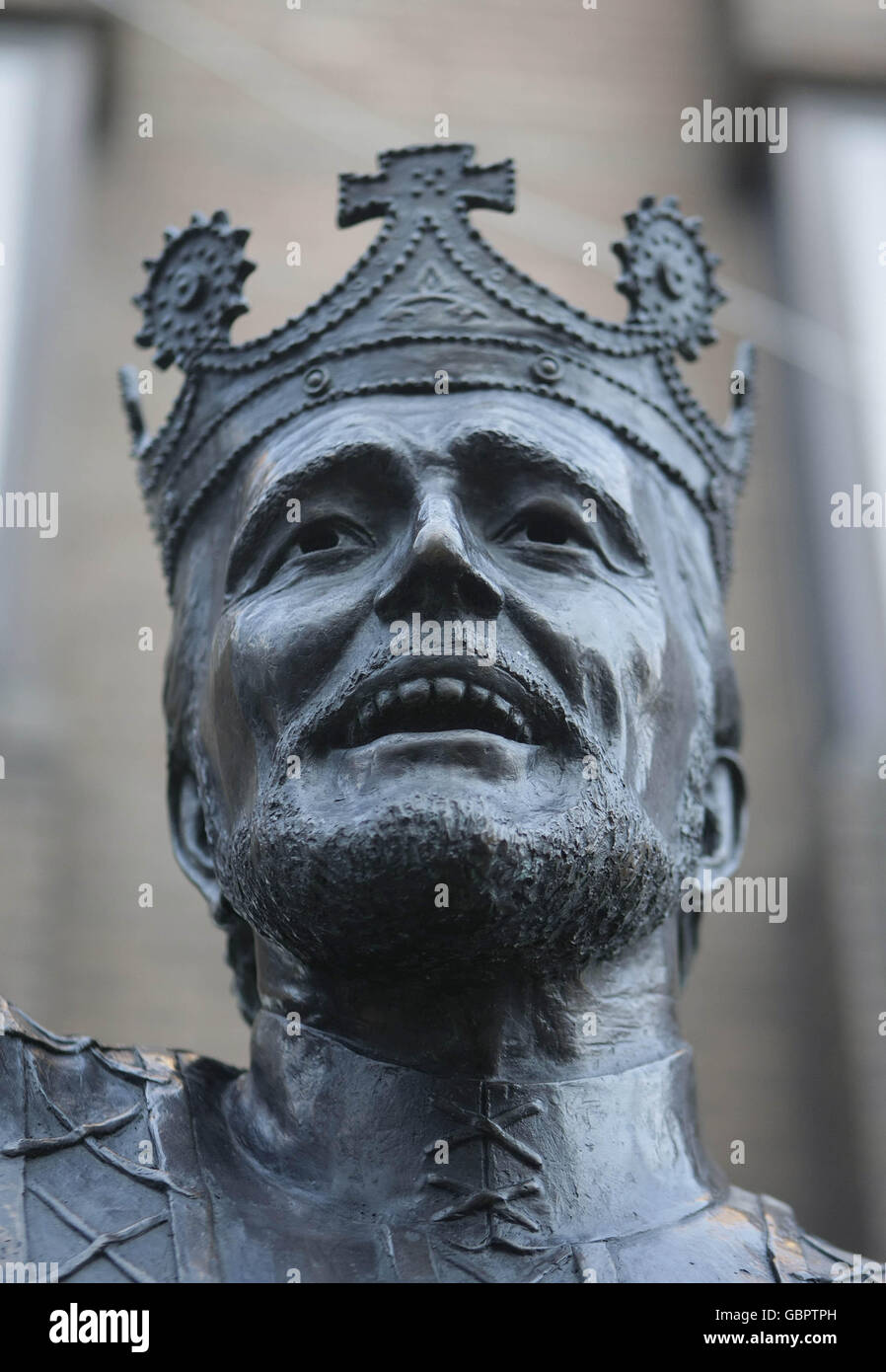 A statue of actor richard harris in limerick city centre hi-res stock ...