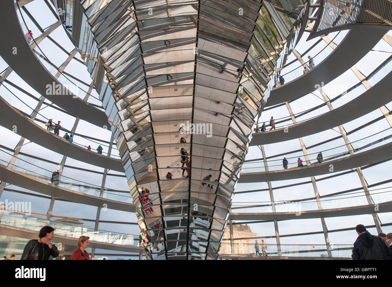 Inside Norman Foster's Bundestag (Parliament building) Dome, Berlin ...