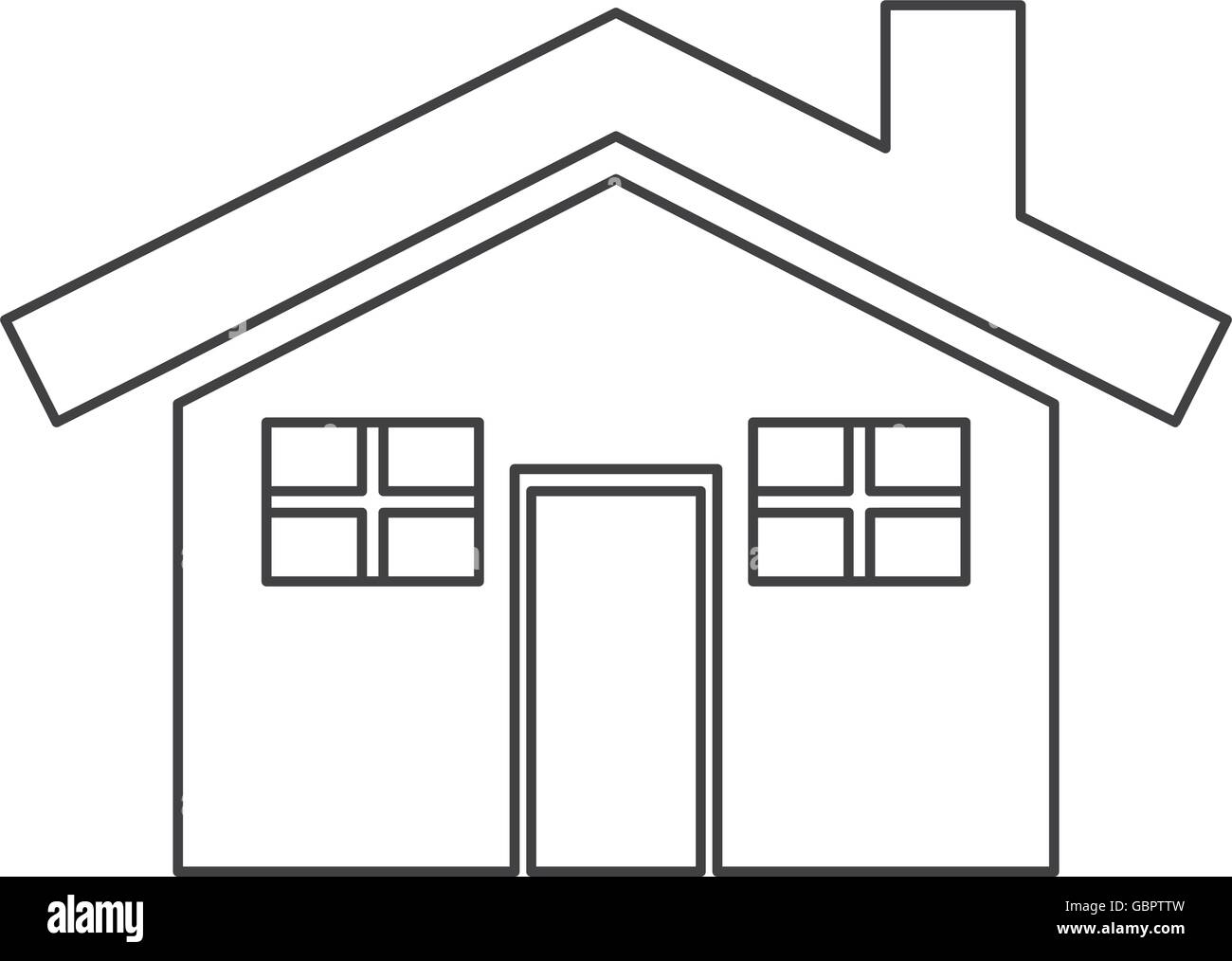 house pictogram icon Stock Vector Image & Art - Alamy