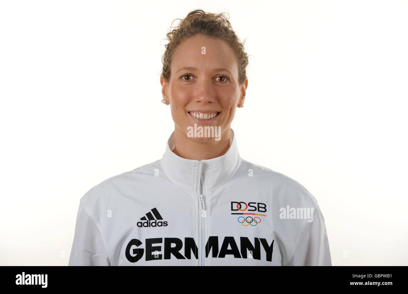 Hannover, Germany. 06th July, 2016. Isabelle Härle poses at a photocall ...