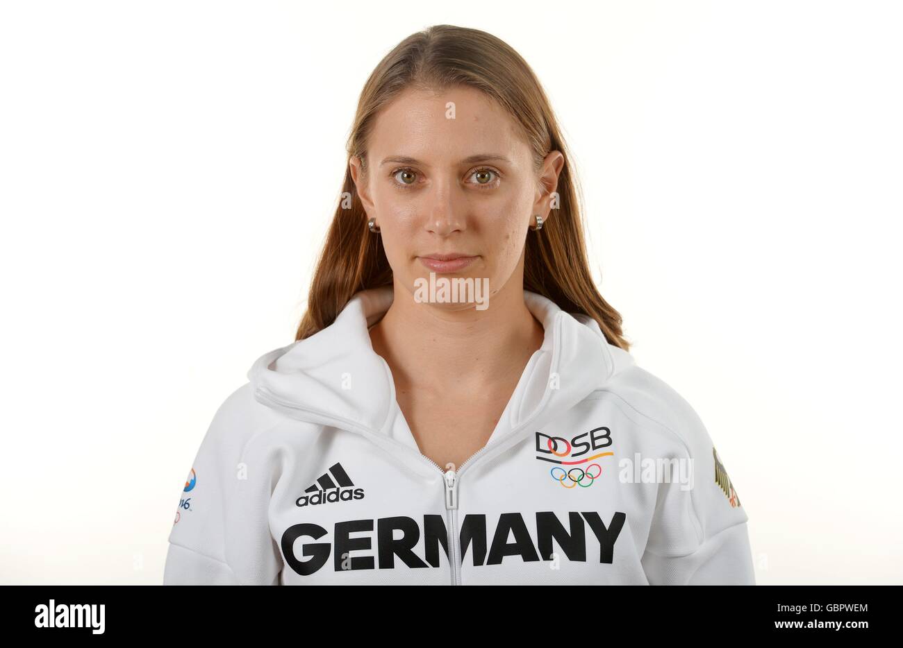 Hannover, Germany. 06th July, 2016. Miriam Welte poses at a photocall ...