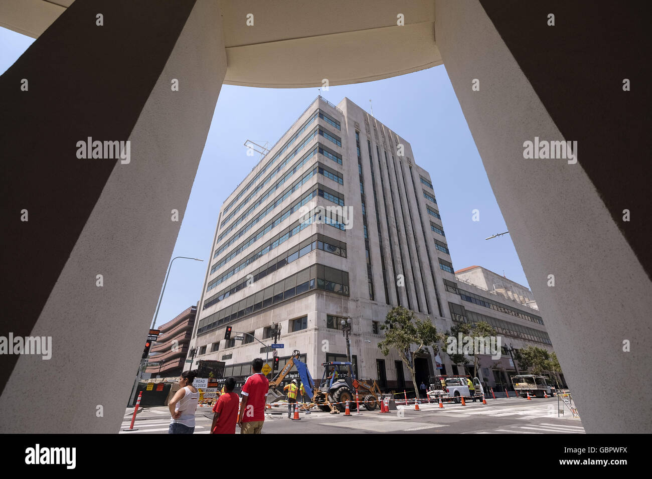 Los Angeles, California, USA. 21st June, 2016. Los Angeles Times building. © Ringo Chiu/ZUMA ...