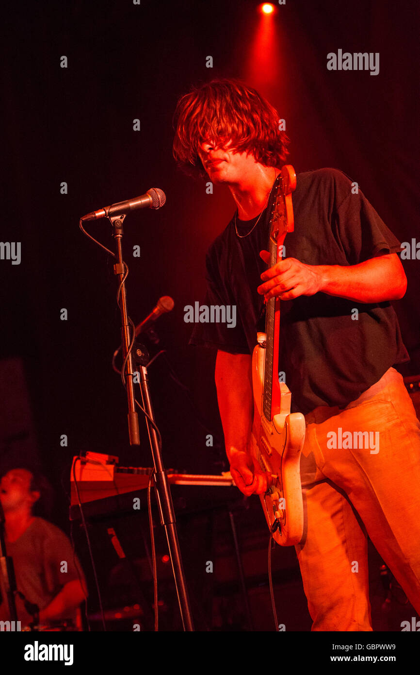 Milan, Italy. 6th July, 2016. The British alternative rock band YAK ...