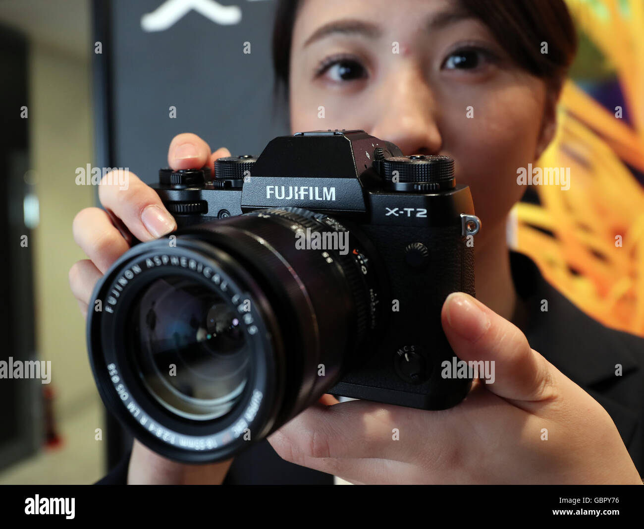 Tokyo, Japan. 7th July, 2016. Japanese camera giant Fujifilm unveils ...