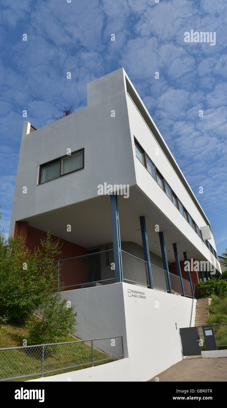 Stuttgart, Germany. 04th July, 2016. The Le Corbusier House at the ...