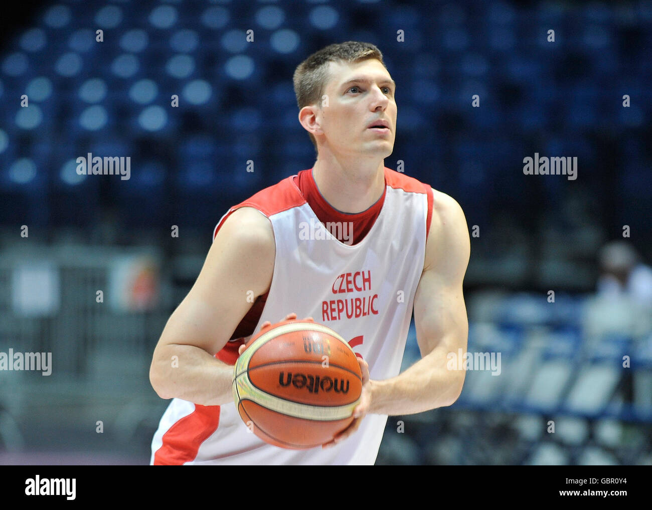 Belehrad, Srbsko. 07th July, 2016. Czech basketball player Pavel ...