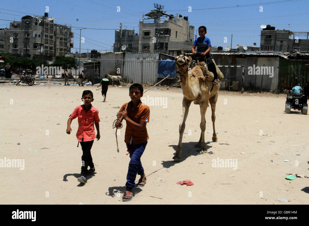 Rafah, Gaza Strip, Palestinian Territory. 7th July, 2016. Palestinian ...