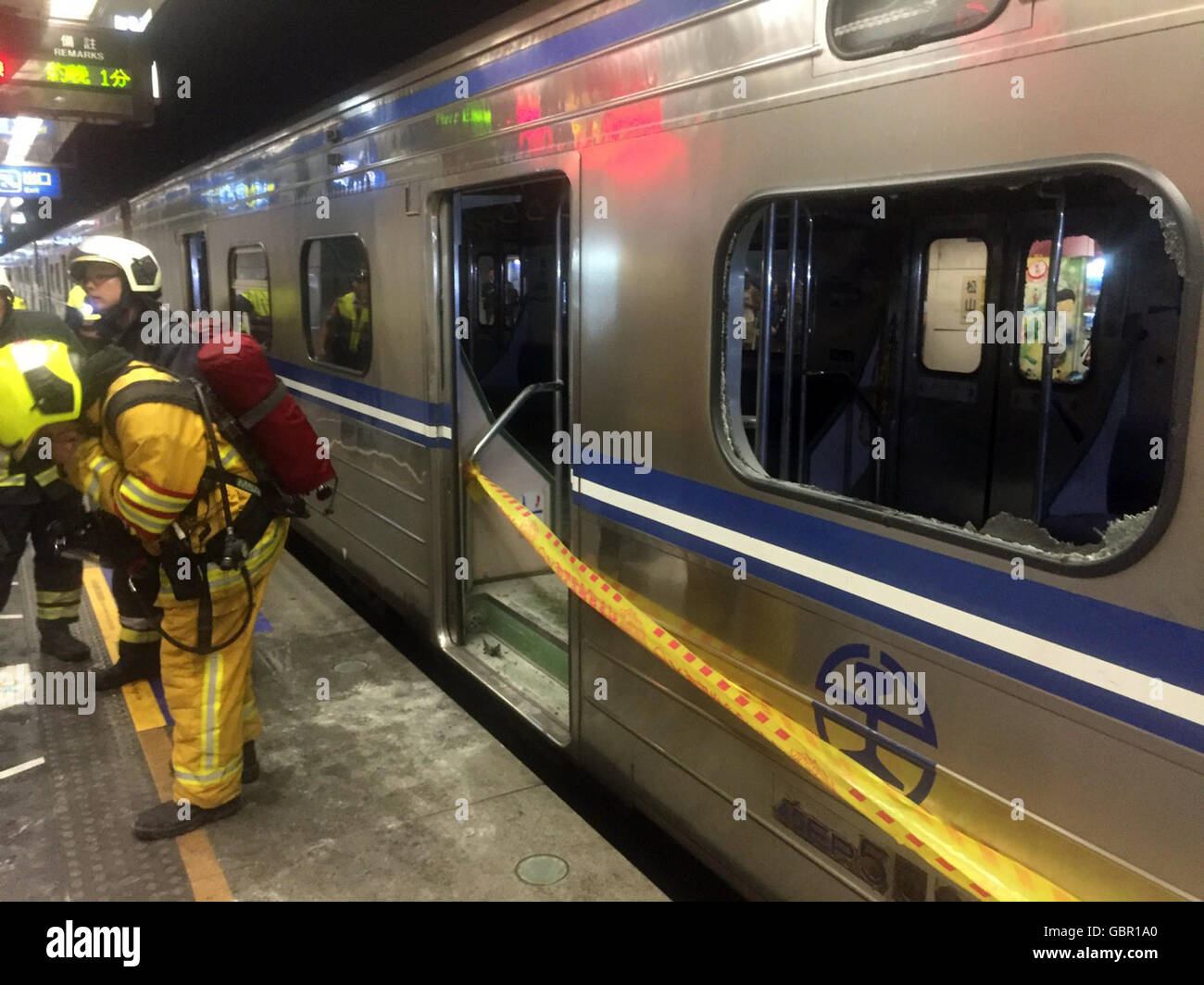 Taiwan train explosion hi-res stock photography and images - Alamy