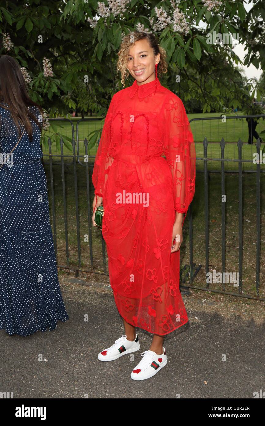 London, UK . Phoebe Collings-James at The Serpentine Gallery Summer ...