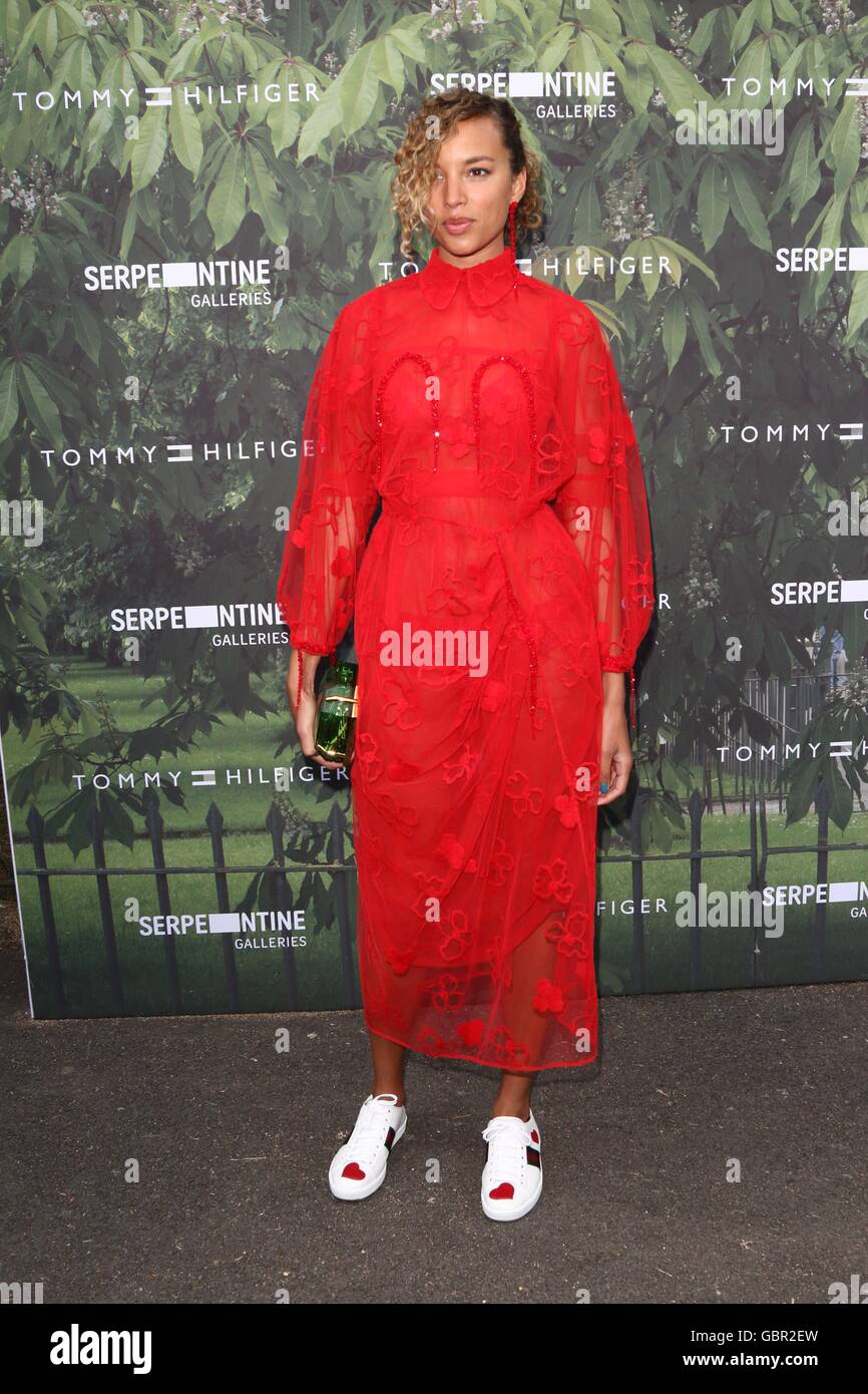 London, UK . Phoebe Collings-James at The Serpentine Gallery Summer ...