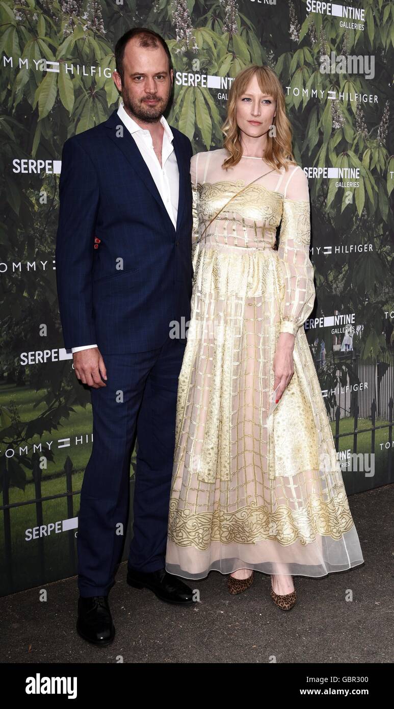 London, UK . Jack Dyson and Jade Parfitt at The Serpentine Gallery ...