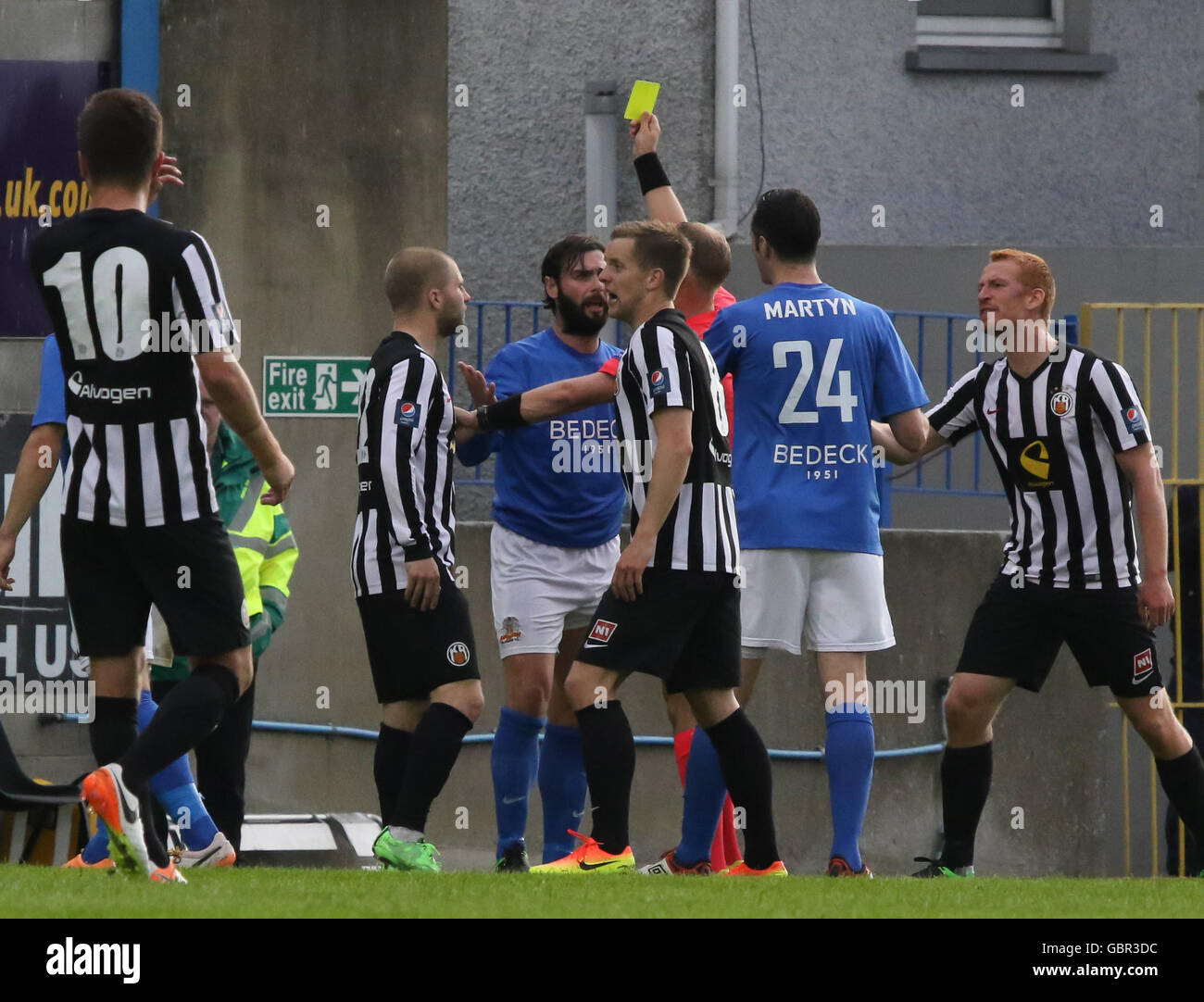 Lurgan, Northern Ireland. 07th July 2016 - Europa League First ...