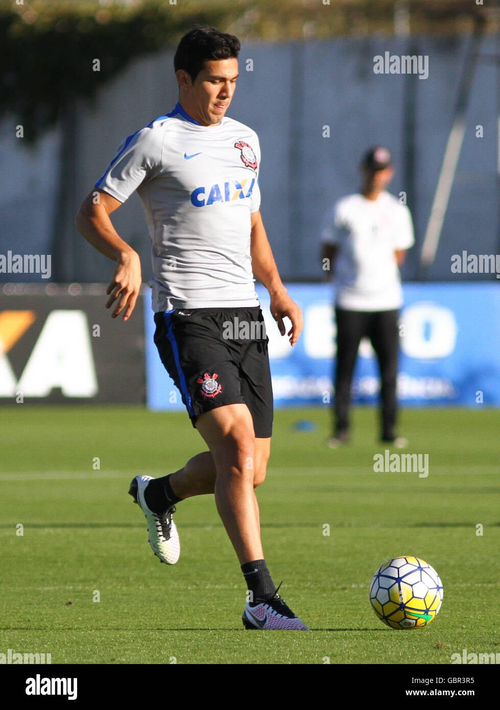 Balbuena Corinthians during the training held on Thursday (07) at CT ...