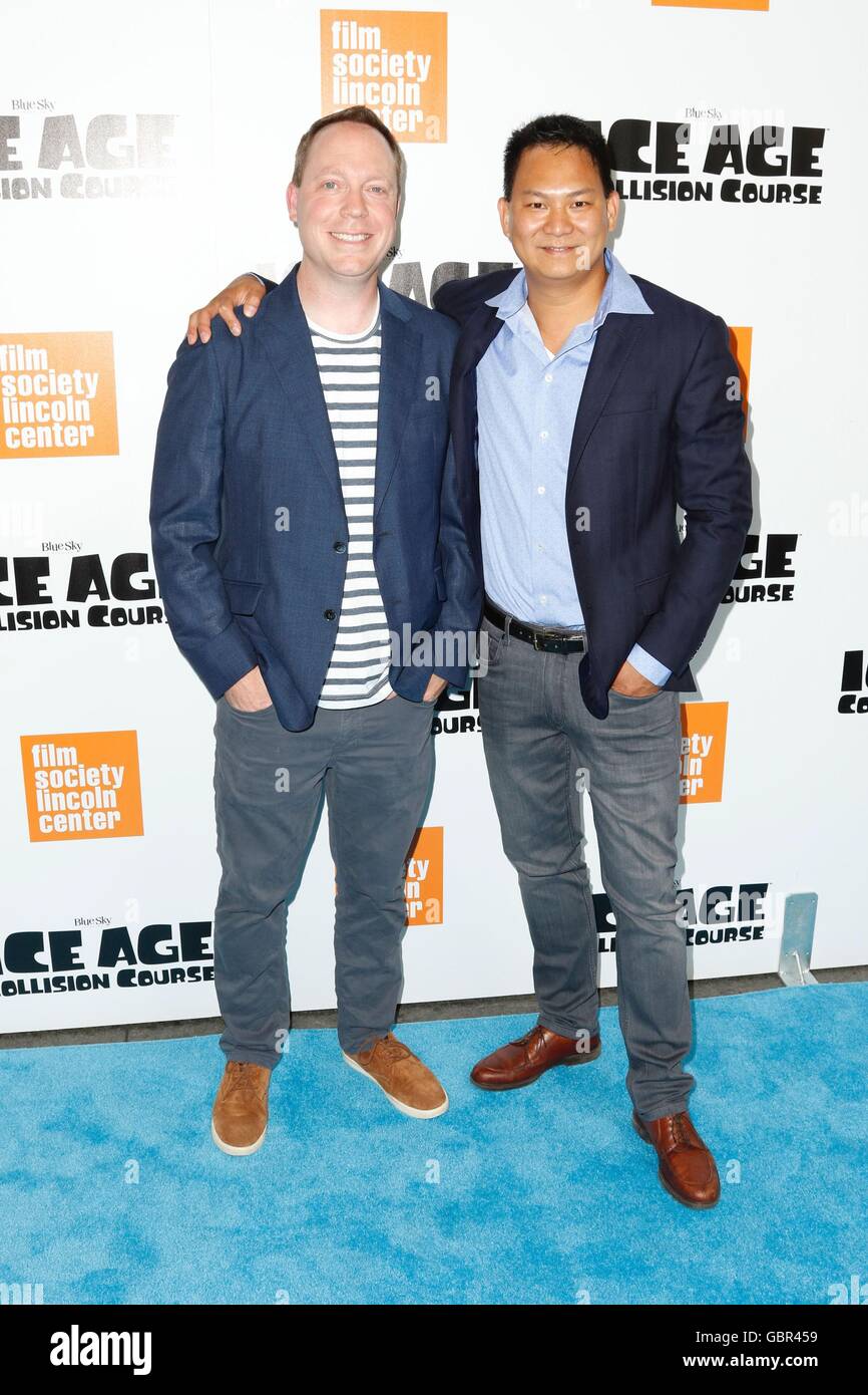 New York, NY, USA. 7th July, 2016. Michael Thurmeier, Galen Tan Chu at ...