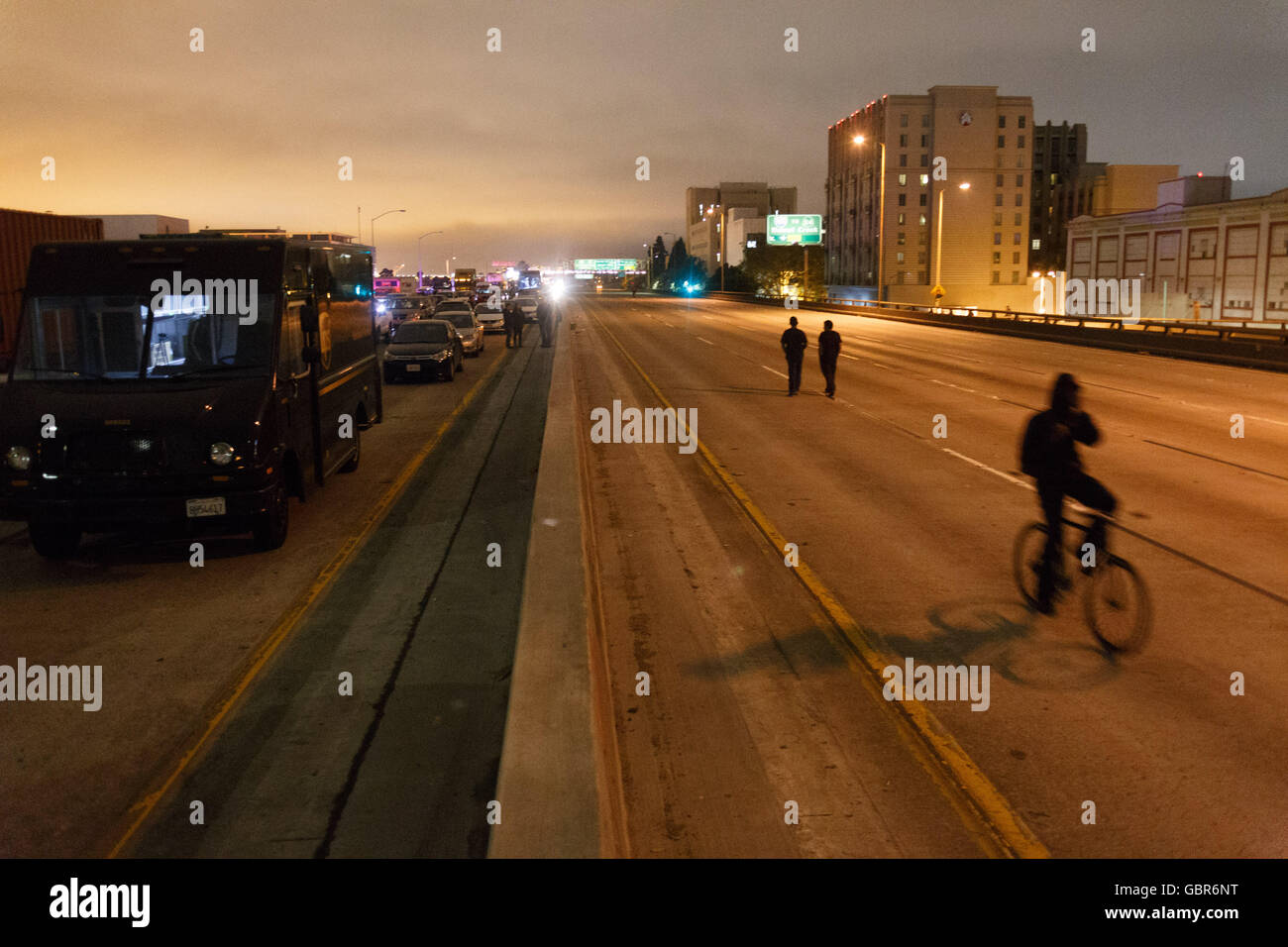 Bike lane block traffic hi-res stock photography and images - Alamy