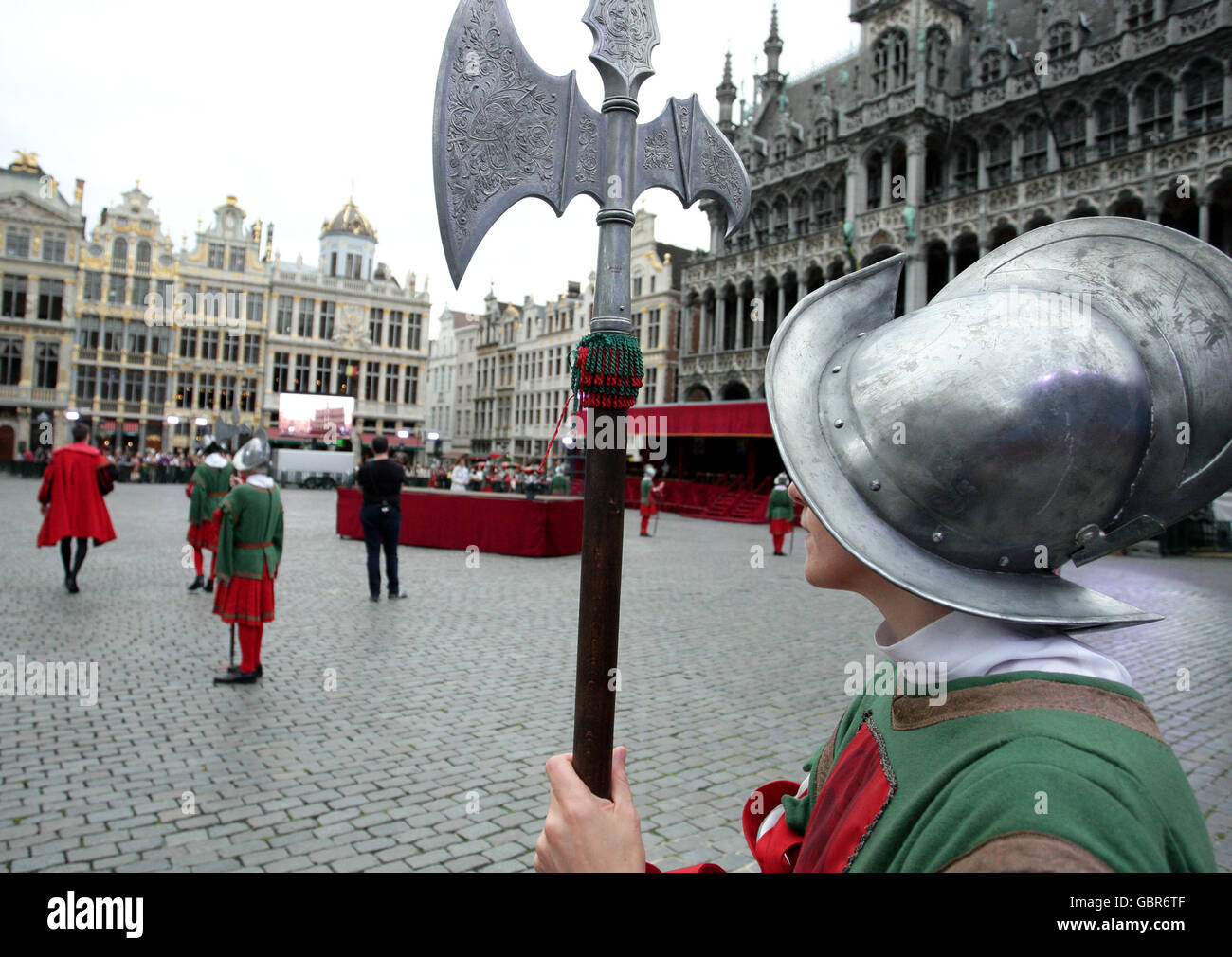 Brussels, Belgium. 7th July, 2016. Ommegang religious procession in ...