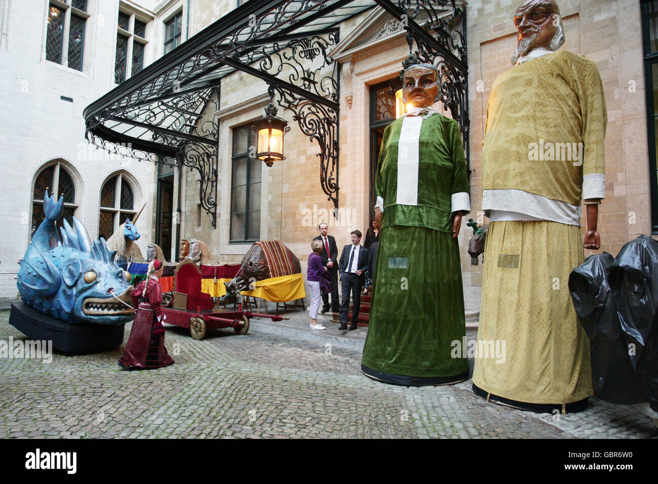 Brussels, Belgium. 7th July, 2016. Ommegang religious procession in ...