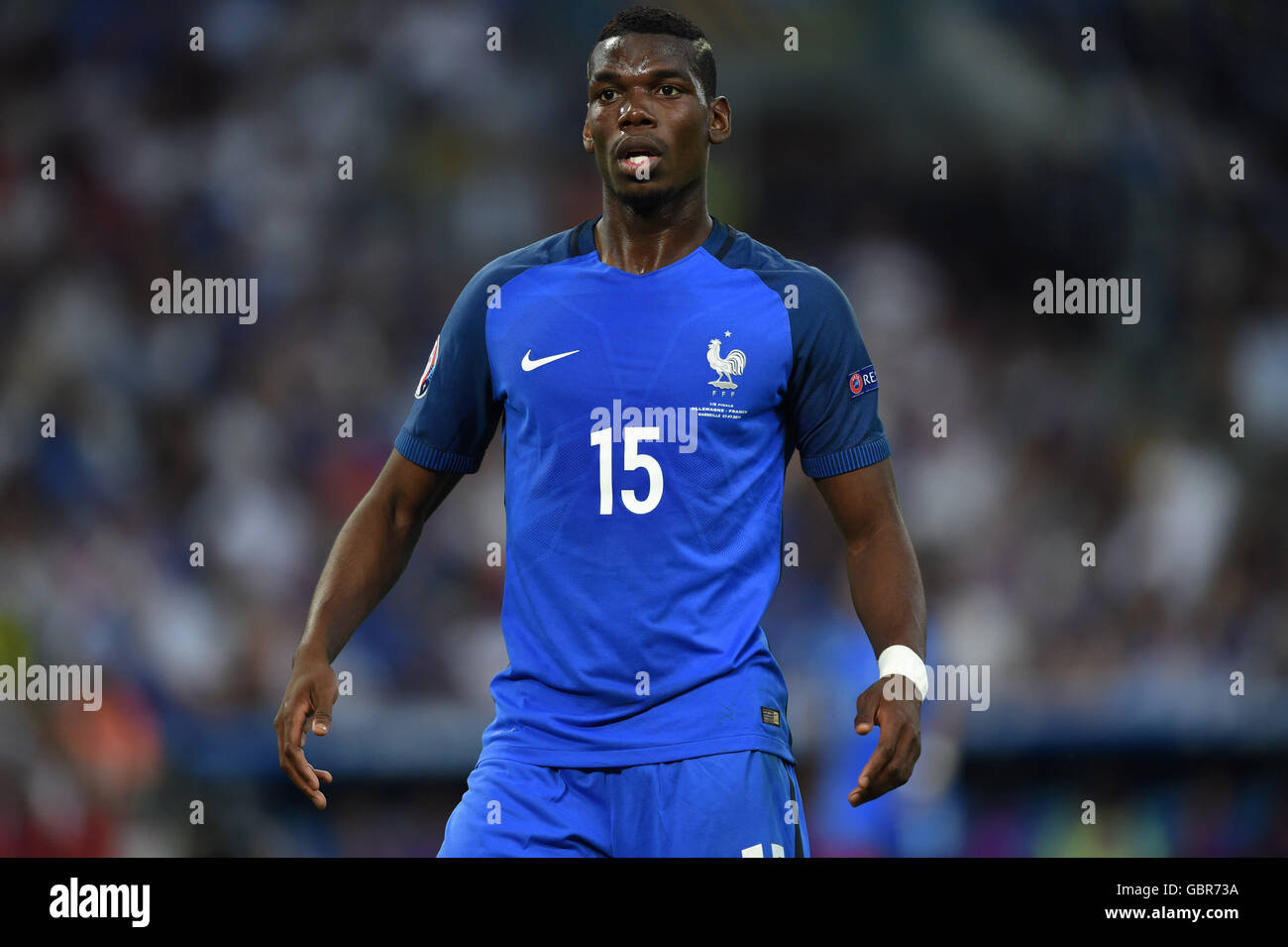 Paul Labile Pogba (France) ; July 07, 2016 - Football : Uefa Euro ...