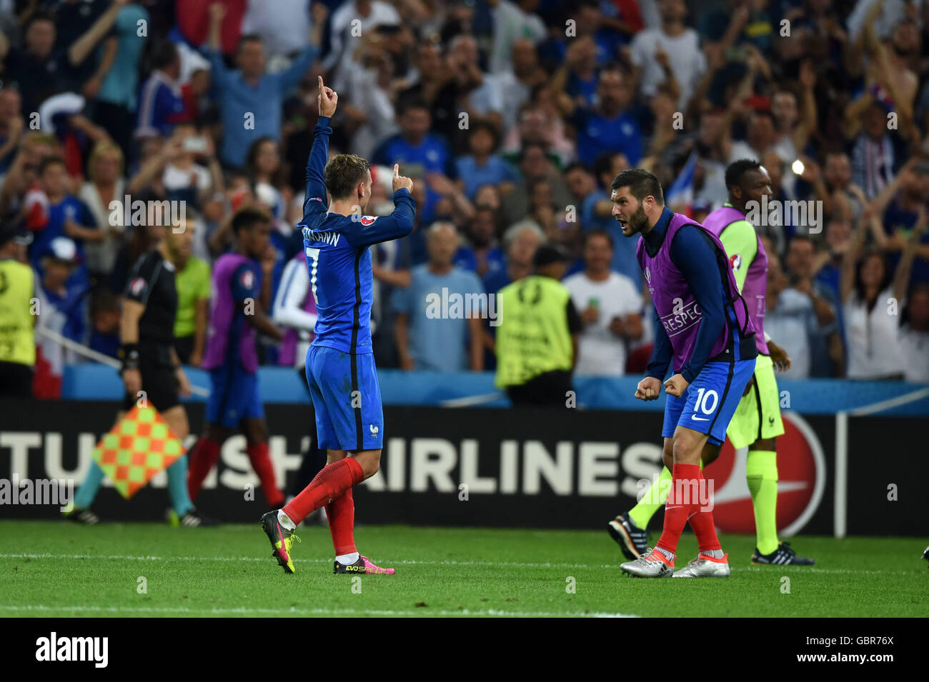 Antoine Griezmann (France) Andre-Pierre Gignac (France) ; July 07, 2016 ...