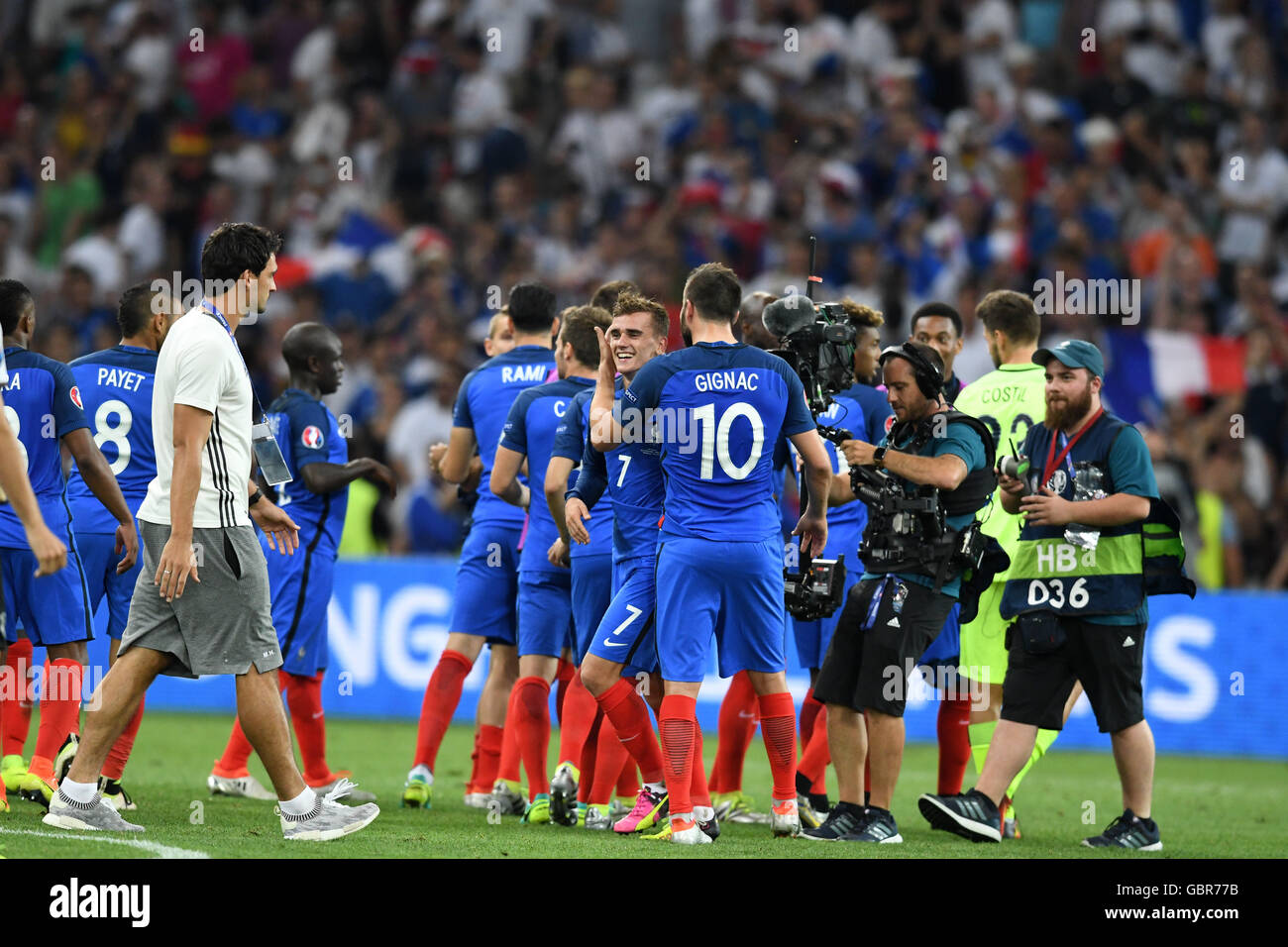 Antoine Griezmann (France) Andre-Pierre Gignac (France) ; July 07, 2016 ...