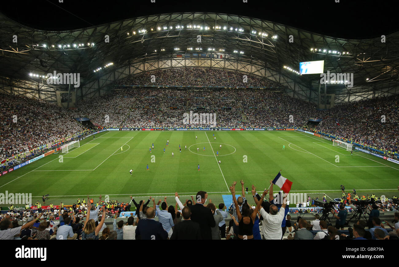 Marseille, France. 07th July, 2016. General view into the stadium ...