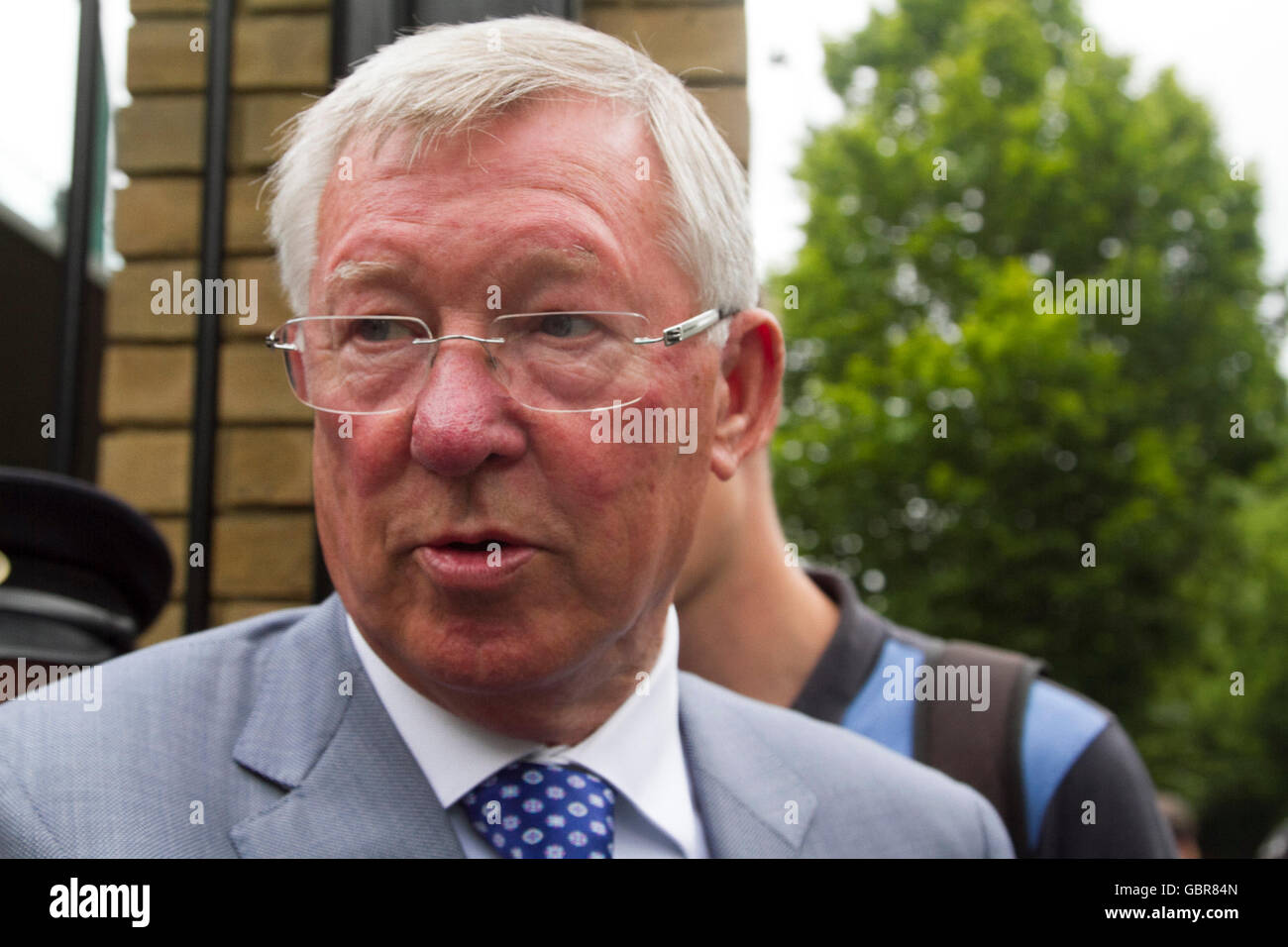Former manchester united manager sir alex ferguson hi-res stock ...