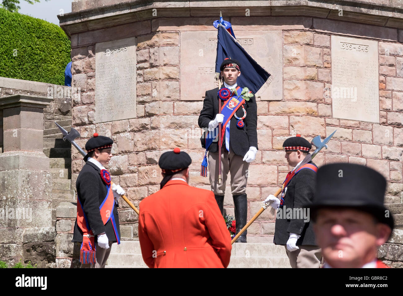 Jedburgh, UK. 8th July, 2016. The Jethart Callant's Festival, and ...