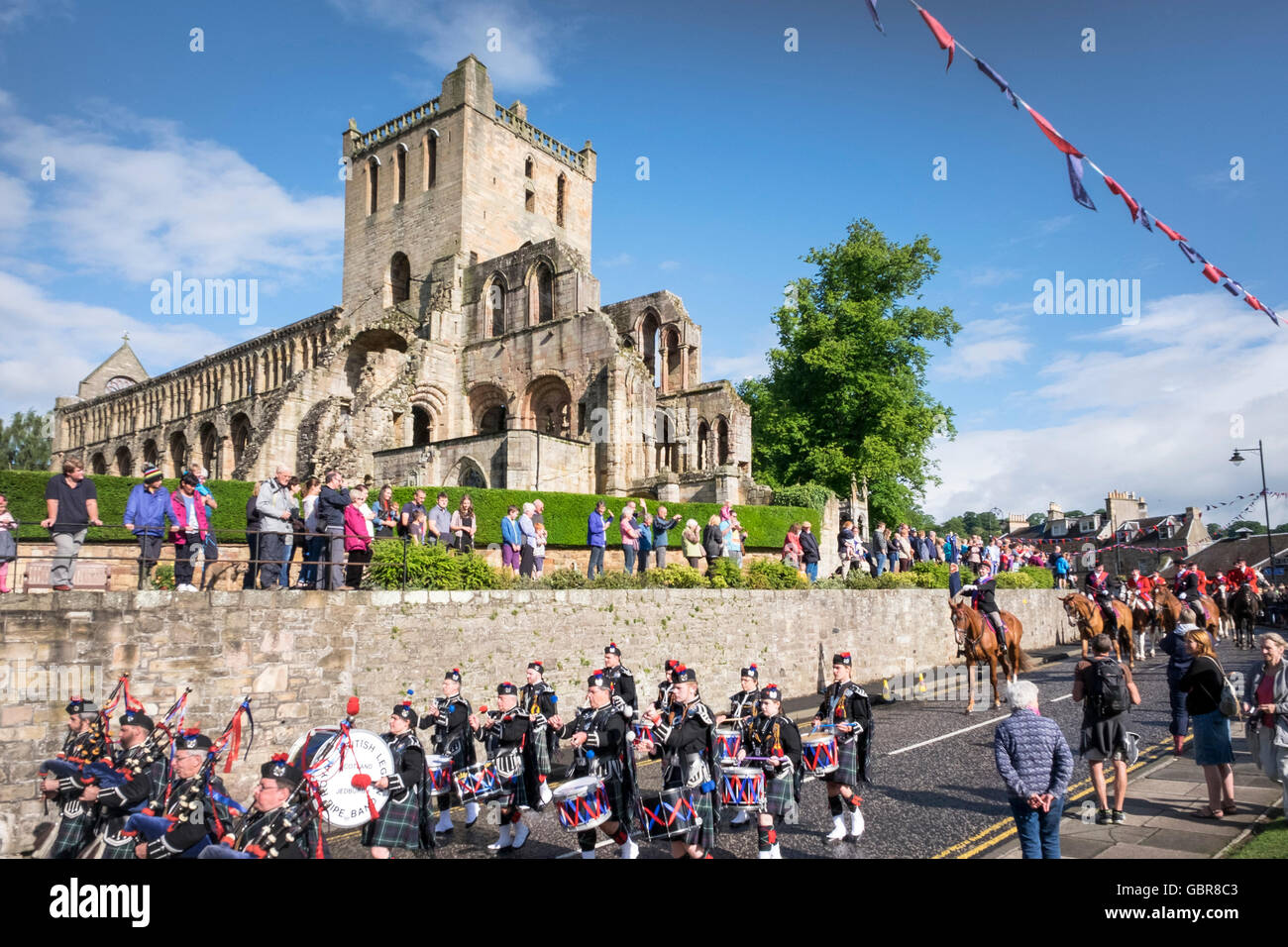 Jedburgh, UK. 8th July, 2016. The Jethart Callant's Festival, Festival ...