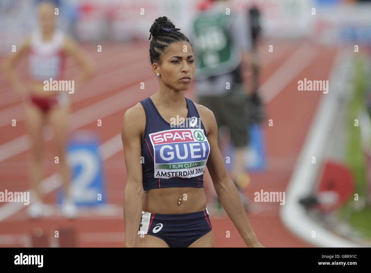Amsterdam, Netherlands: July 7, 2016 Floria Guei during the first half ...