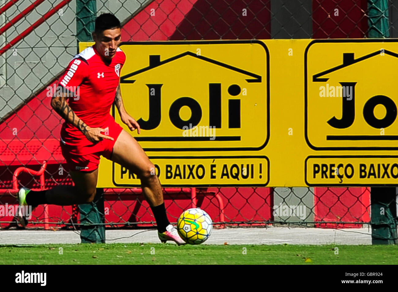 Centurion during training the S?o Paulo Football Club, held at CCT ...