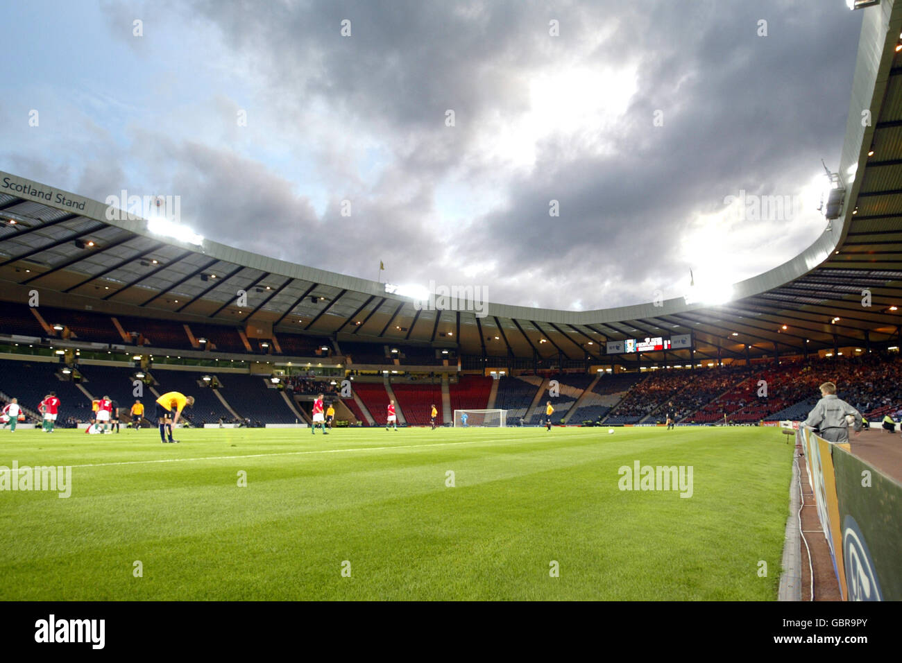 Hampden park football stadium the international friendly at hampden ...
