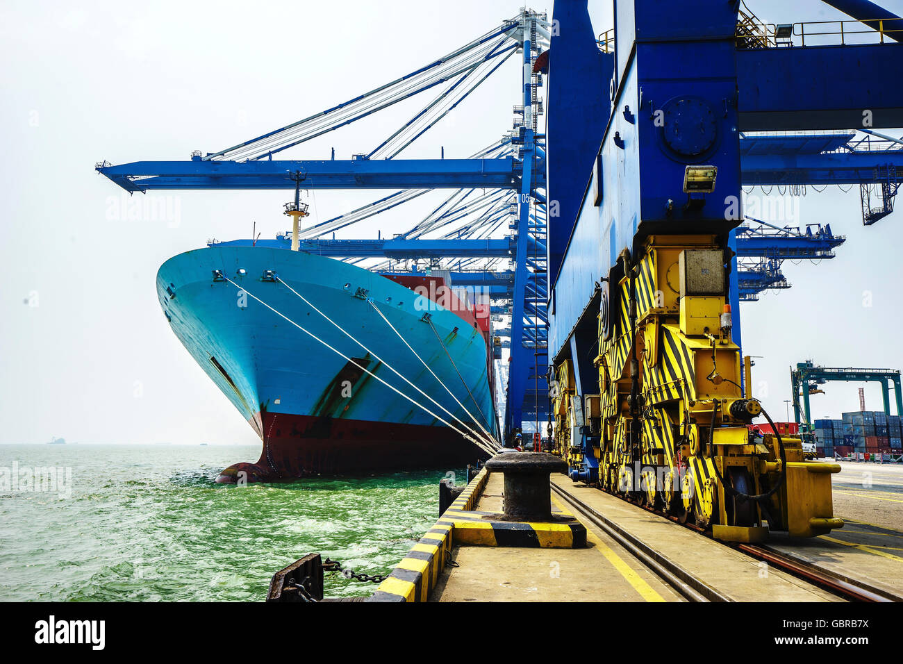 Guangdong Province, Guangzhou Nansha port Stock Photo - Alamy