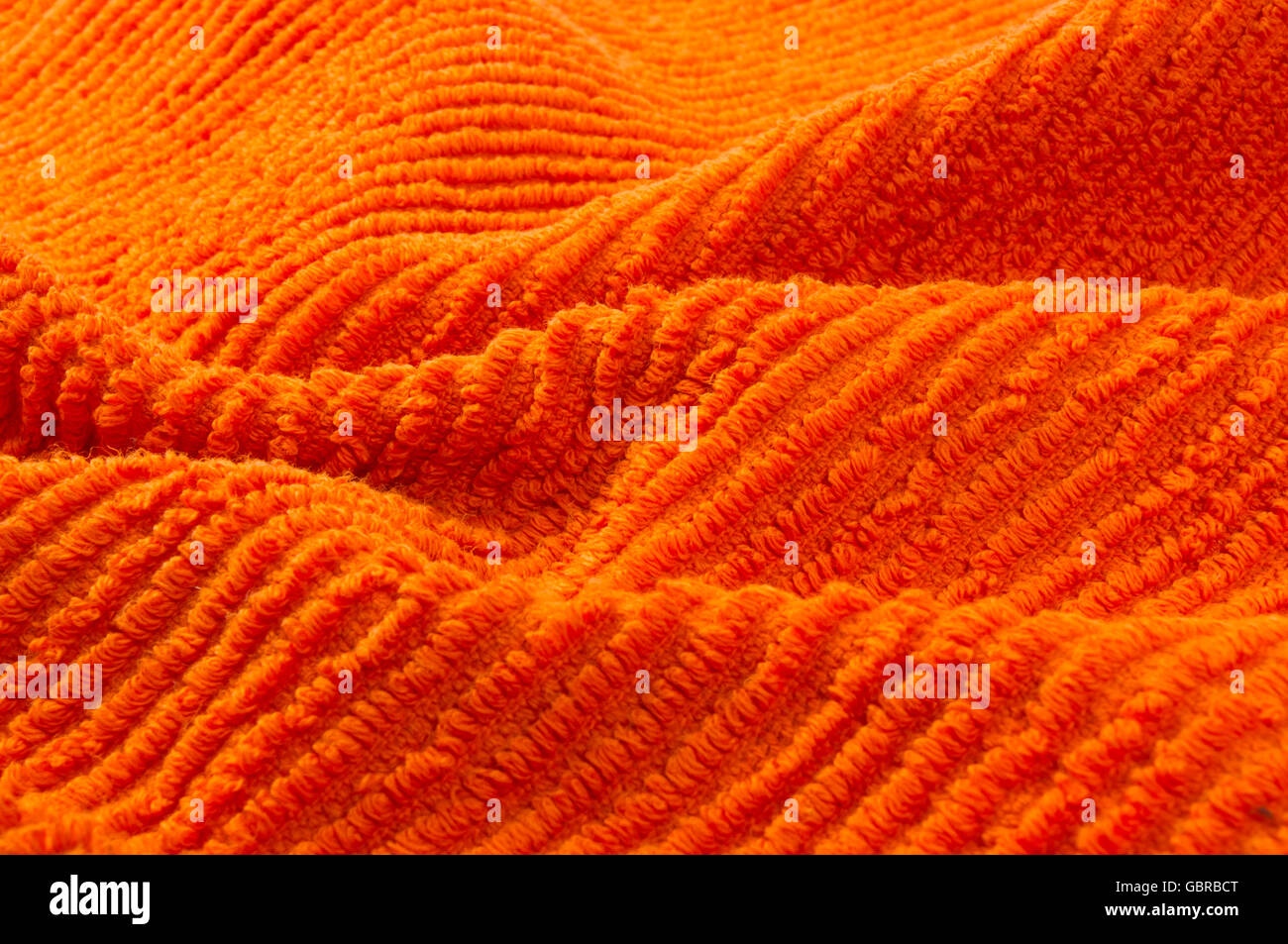 colour background orange fluffy towel, texture, closeup Stock Photo - Alamy