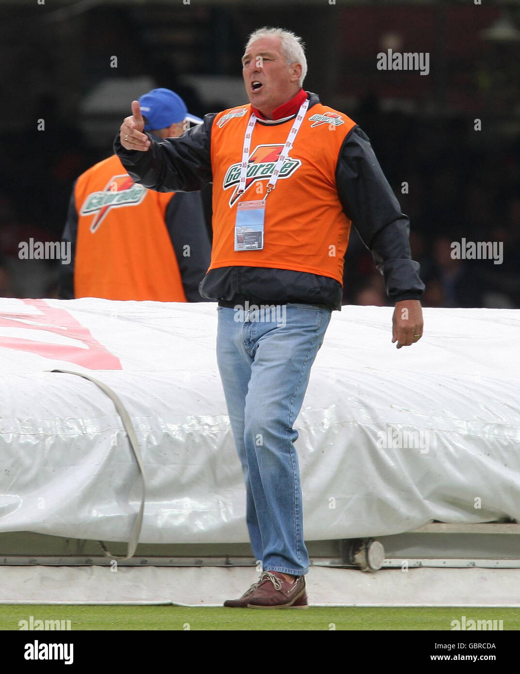 Lord's groundsman Mick Hunt during the ICC World Twenty20 match at Lord ...