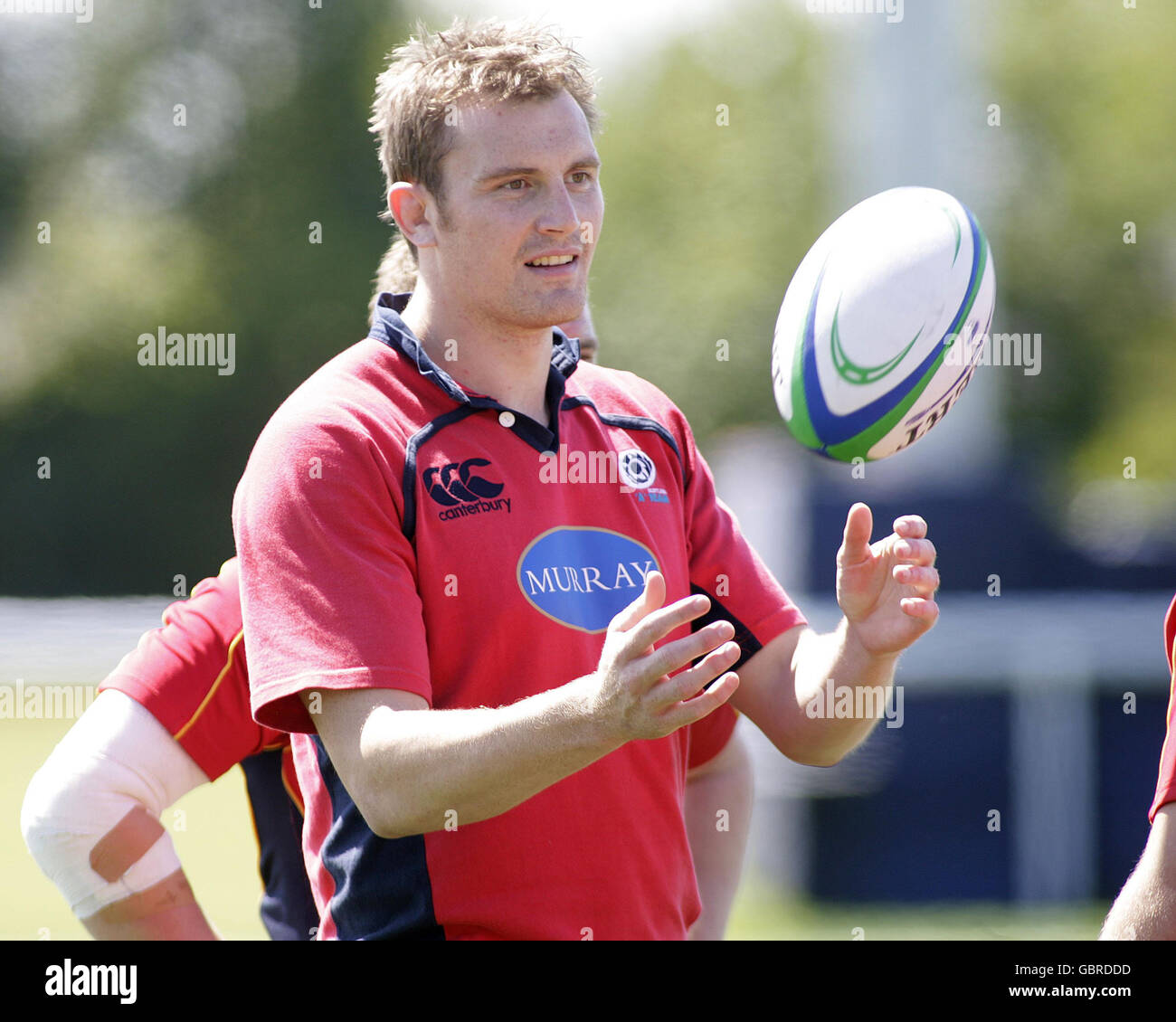 Scotland A's Alistair Kellock during a training session at Murrayfield ...