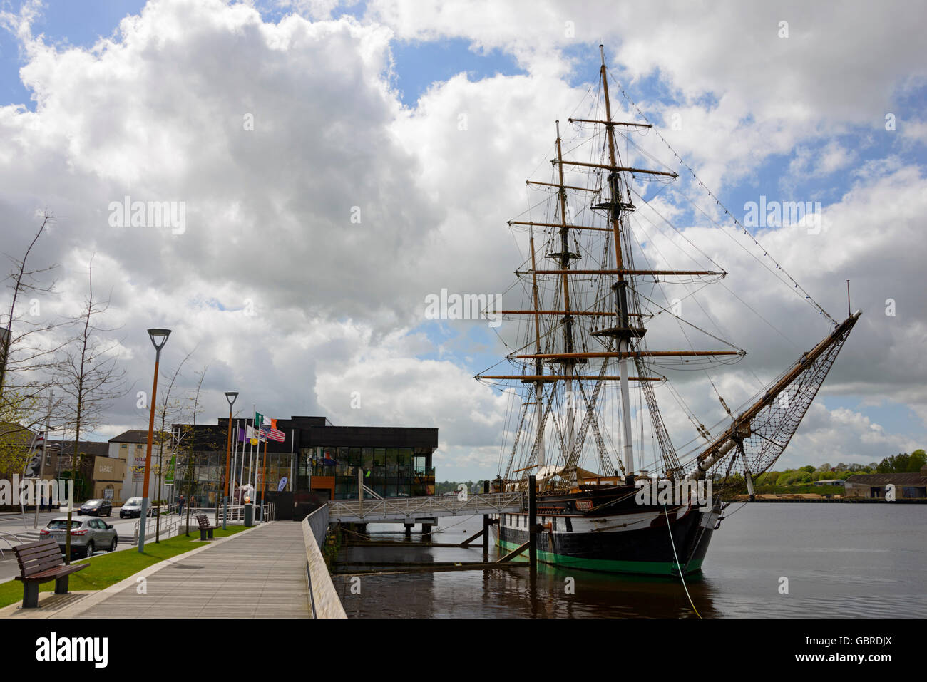 Dunbrody Famine Ship, New Ross, Ireland Stock Photo - Alamy