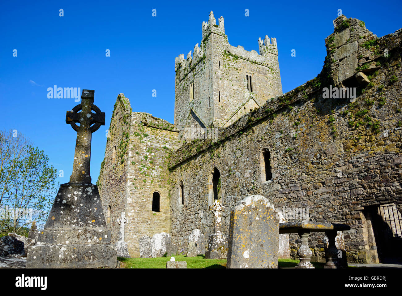 Jerpoint Abbey, Ireland Stock Photo - Alamy