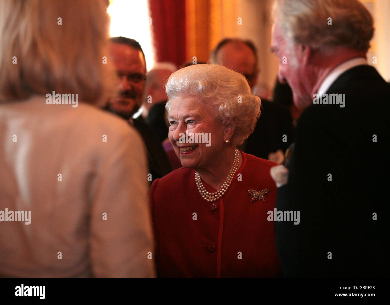 At the pilgrims reception at st jamess palace hi-res stock photography ...