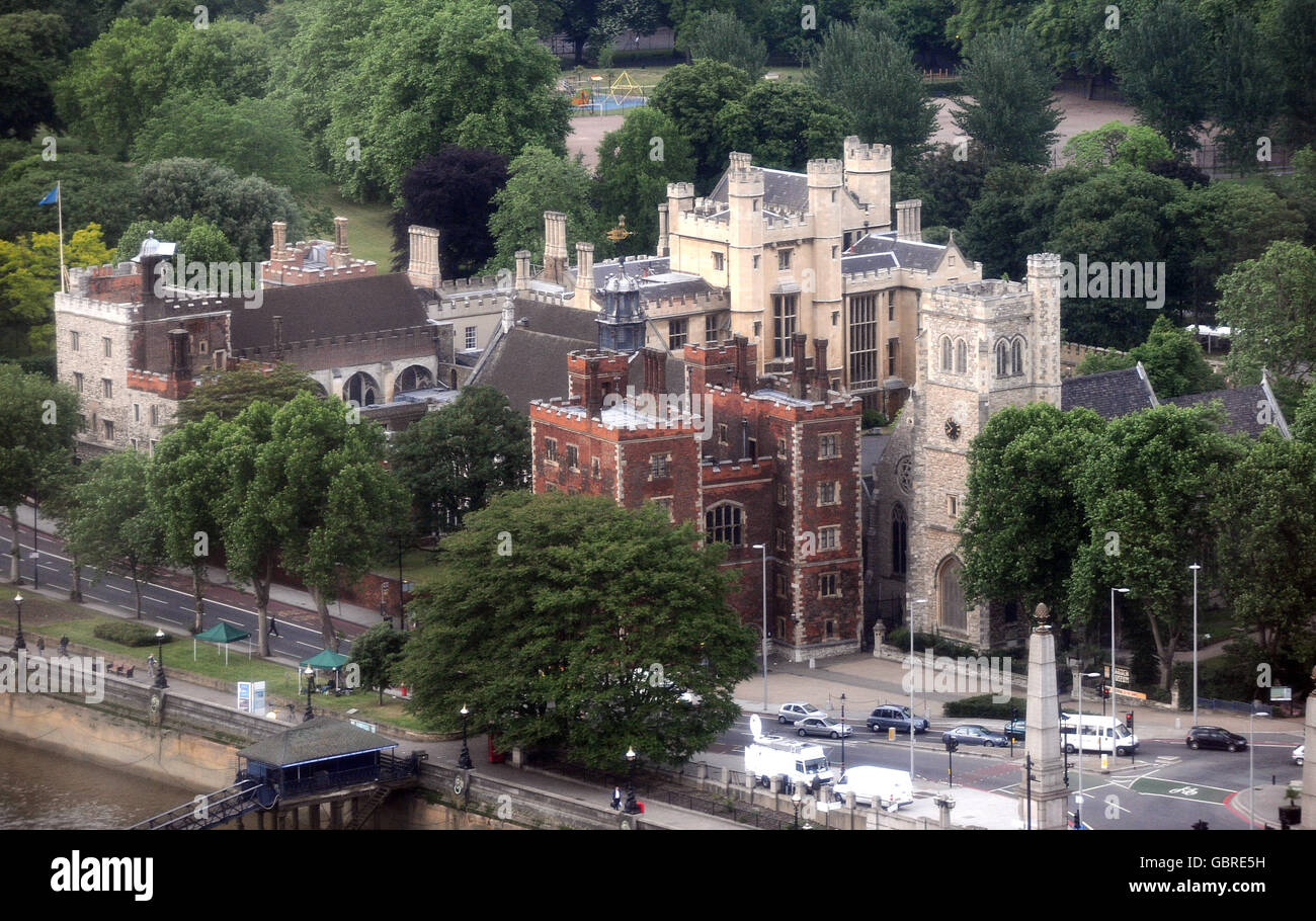 General View of Lambeth Palace from 'Altitude 360' in the Millbank ...