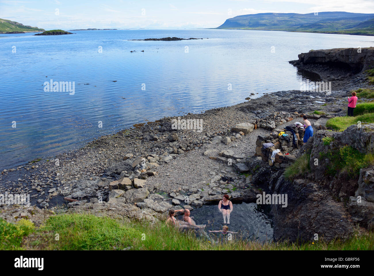 Iceland Hot Springs Women High Resolution Stock Photography and Images ...