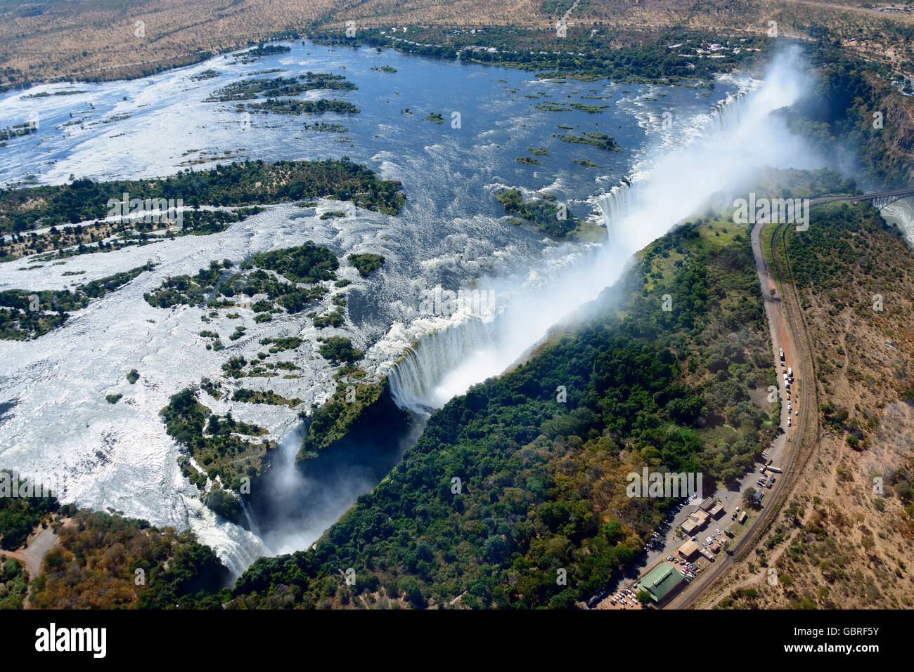 Victoria falls overview hi-res stock photography and images - Alamy