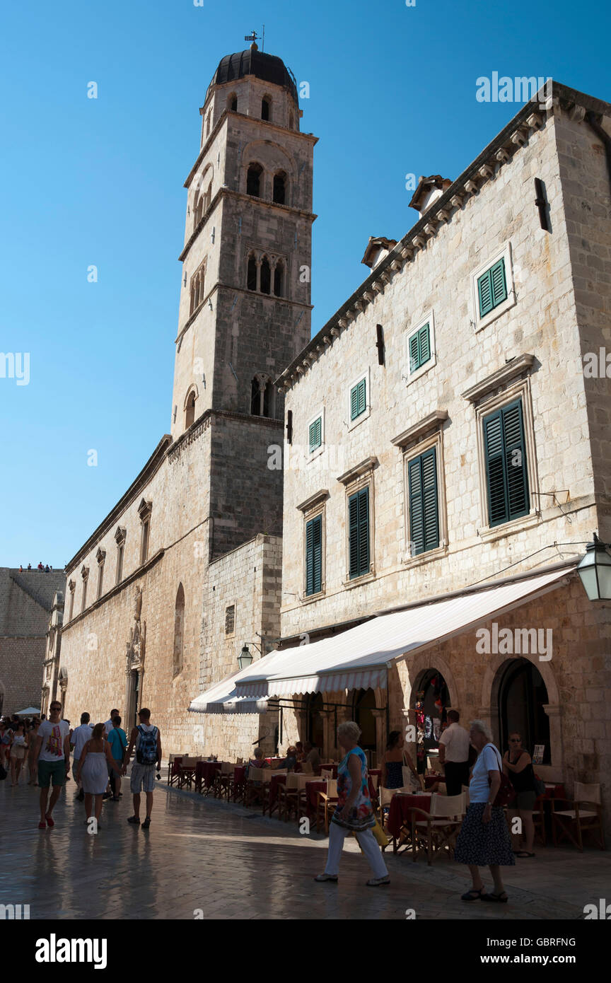 Franciscan monastery, Old town, Dubrovnik, Dalmatia, Croatia Stock ...