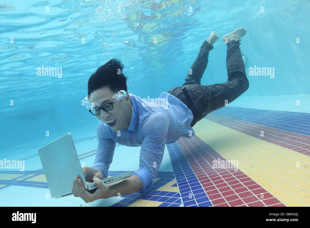 Swimming pool underwater business hi-res stock photography and images ...