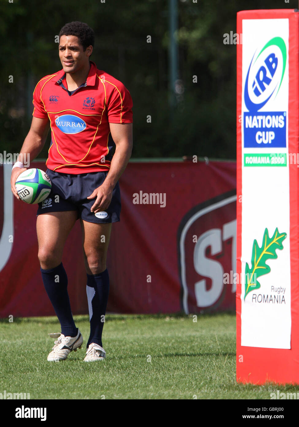 Scotland 'A's Joe Ansbro during a training session at the Stadionul ...
