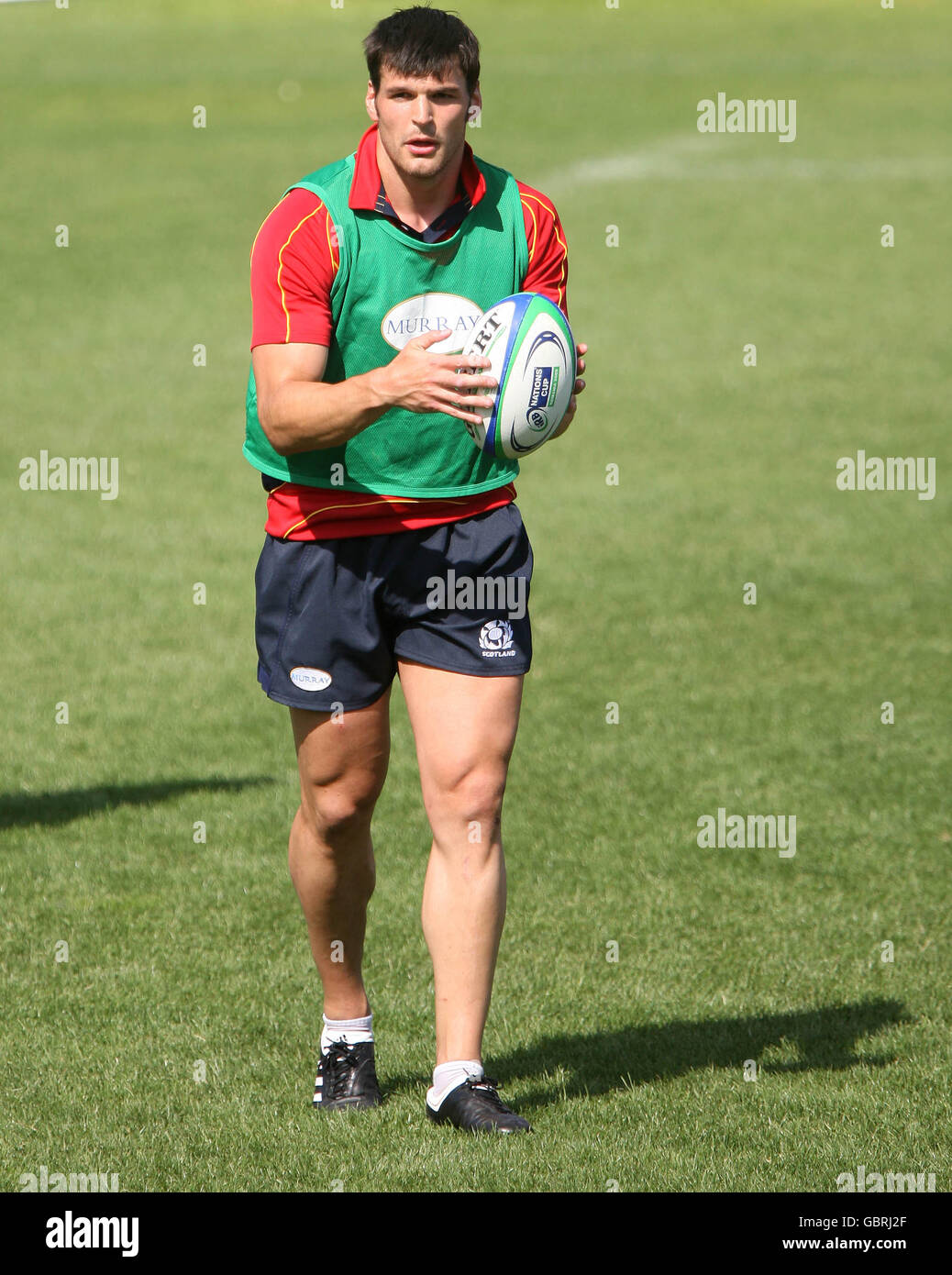 Scotland 'A's Rob Dewey during a training session at the Stadionul ...