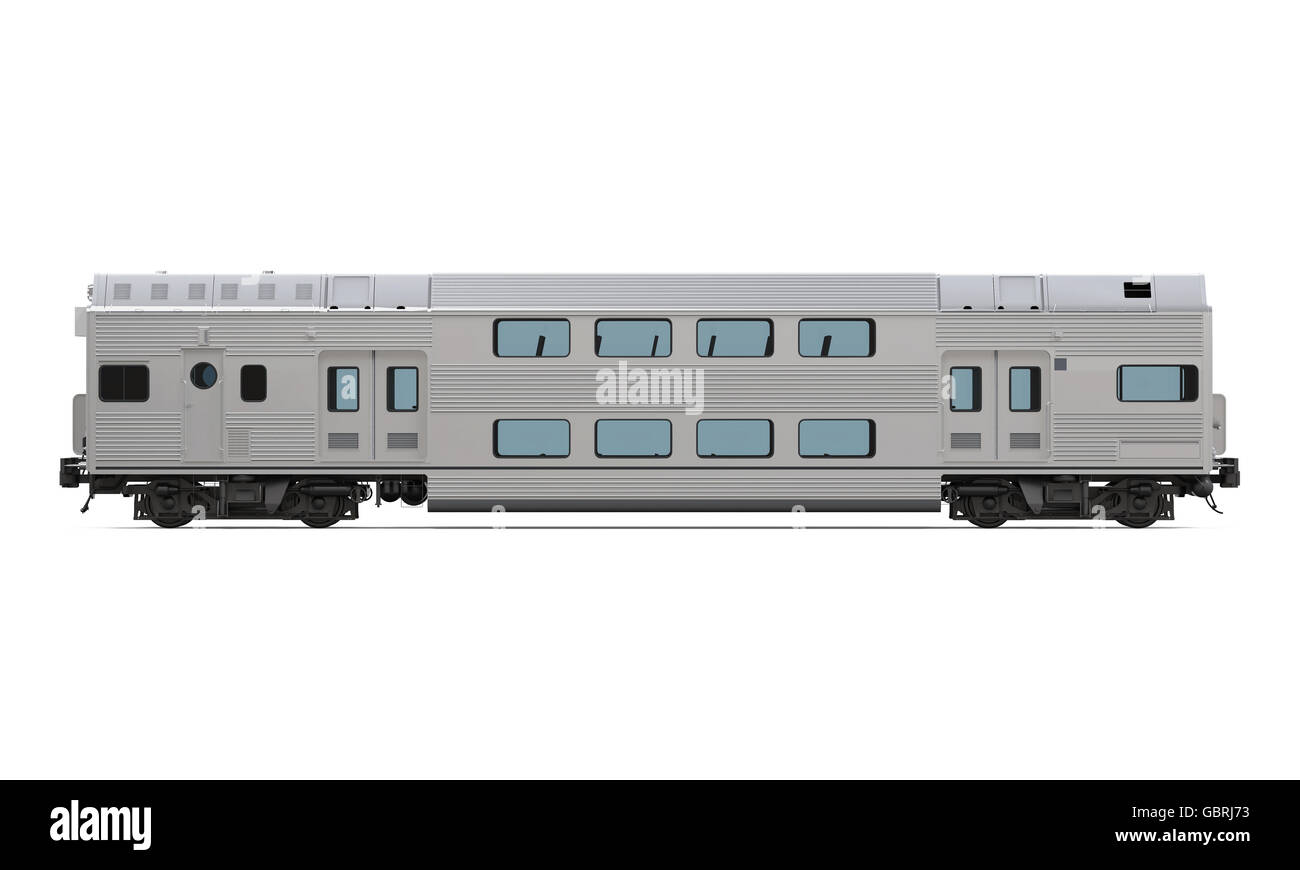 City Train Isolated Stock Photo - Alamy