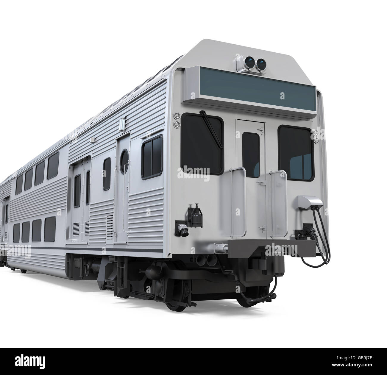 City Train Isolated Stock Photo - Alamy