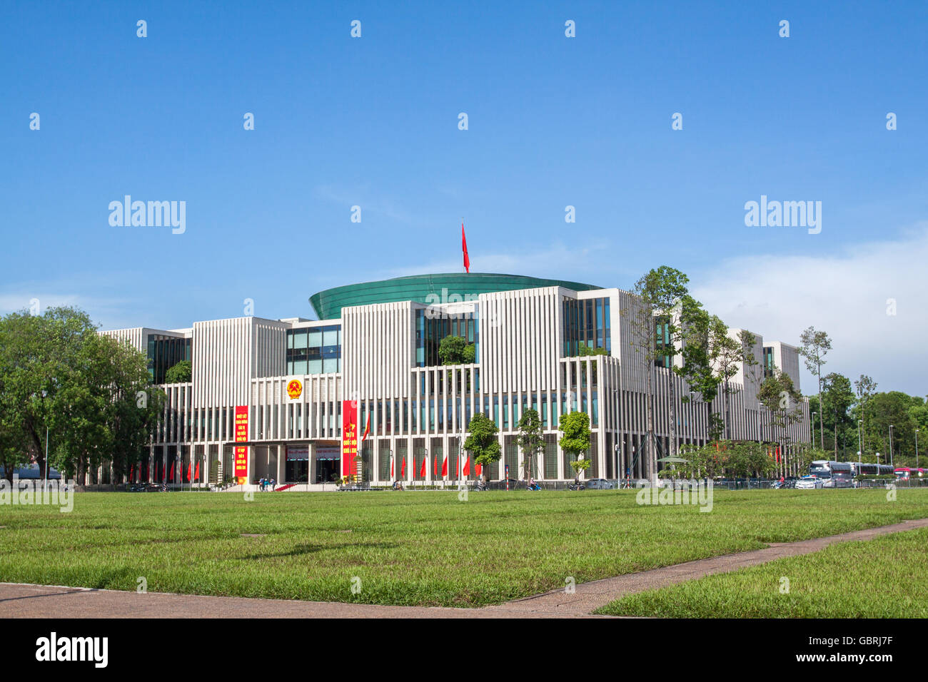Panorama view of new National Assembly Building, was a public large ...